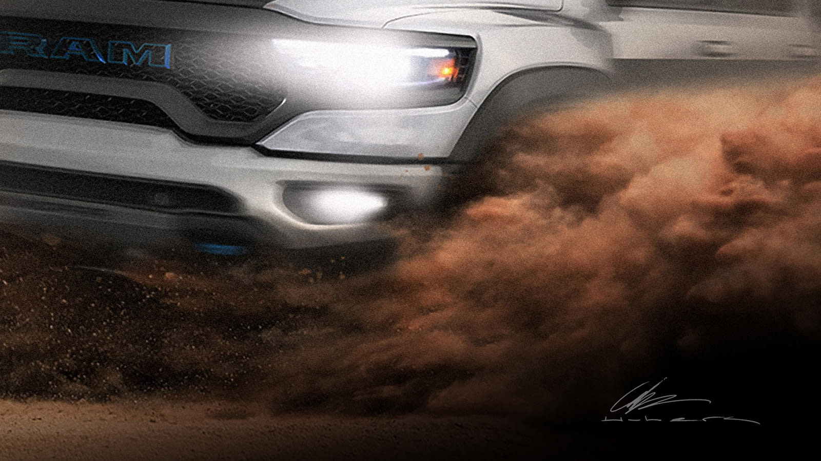 Jeep, Ram tease SEMA builds, and one looks like a Ram 1500 TRX PHEV ...