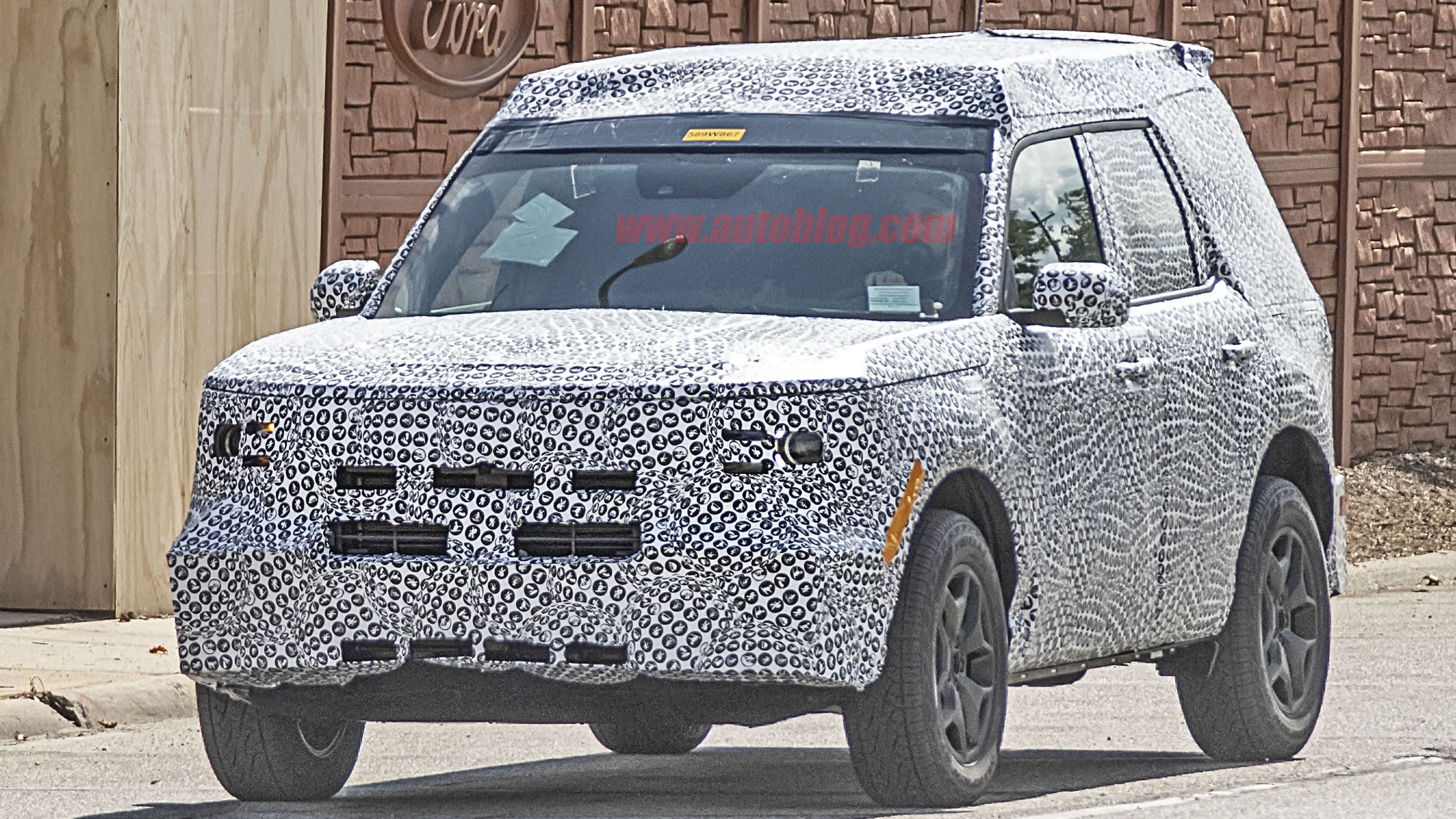 Ford 'Baby Bronco' grille leaked - Autoblog