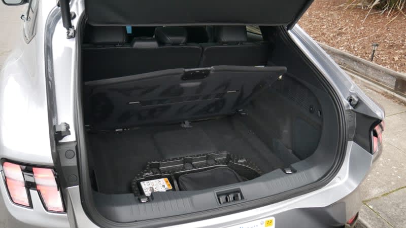 Ford Mustang Mach-E Luggage Test | How much cargo space? - Autoblog