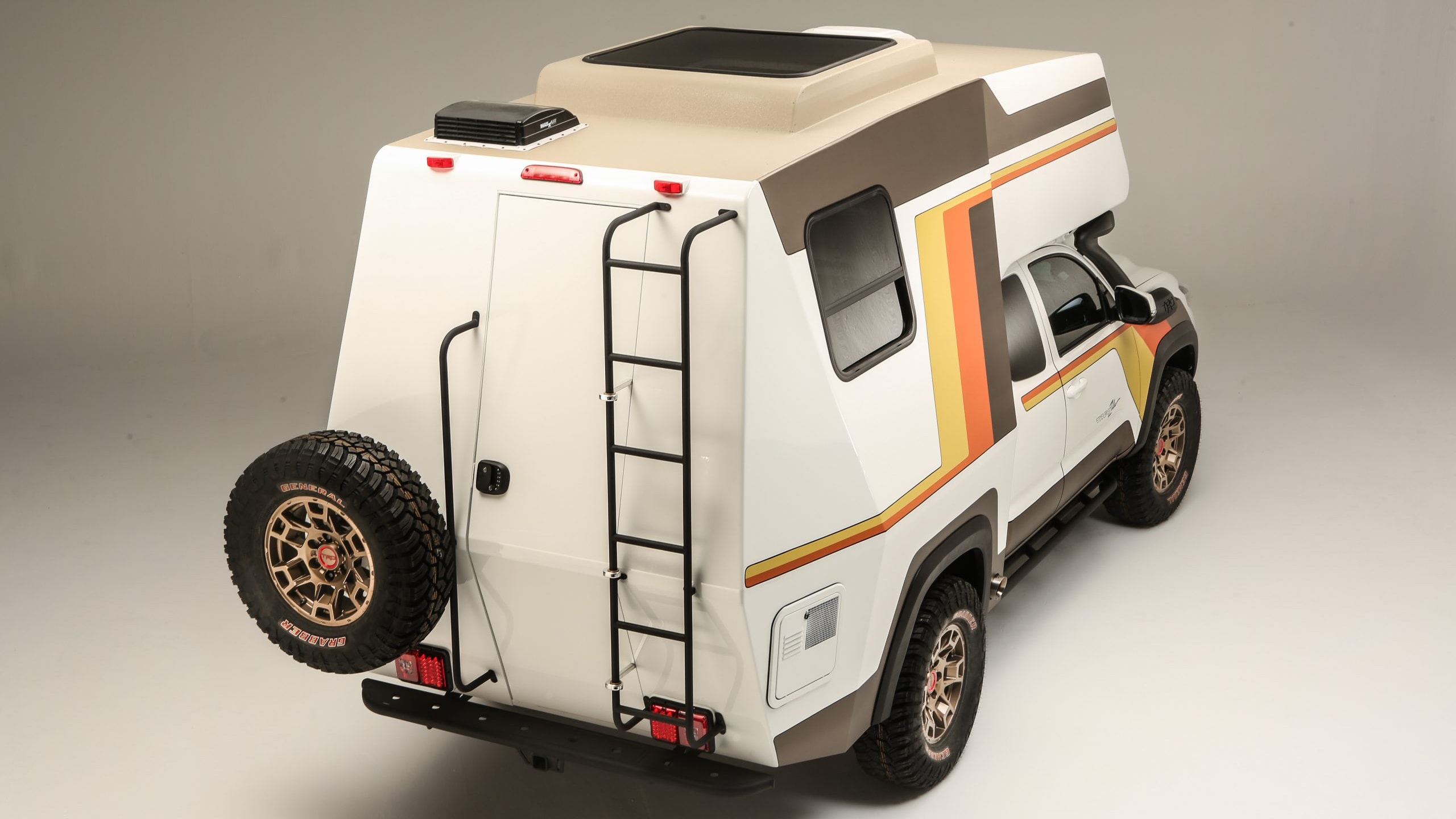 Toyota's SEMA lineup includes Tacoma 'Tacozilla' camper, an overlander ...