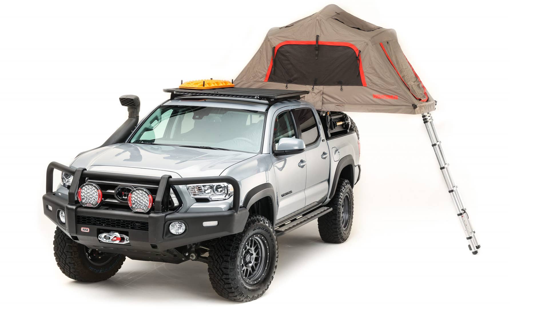 Toyota's SEMA lineup includes Tacoma 'Tacozilla' camper, an overlander ...