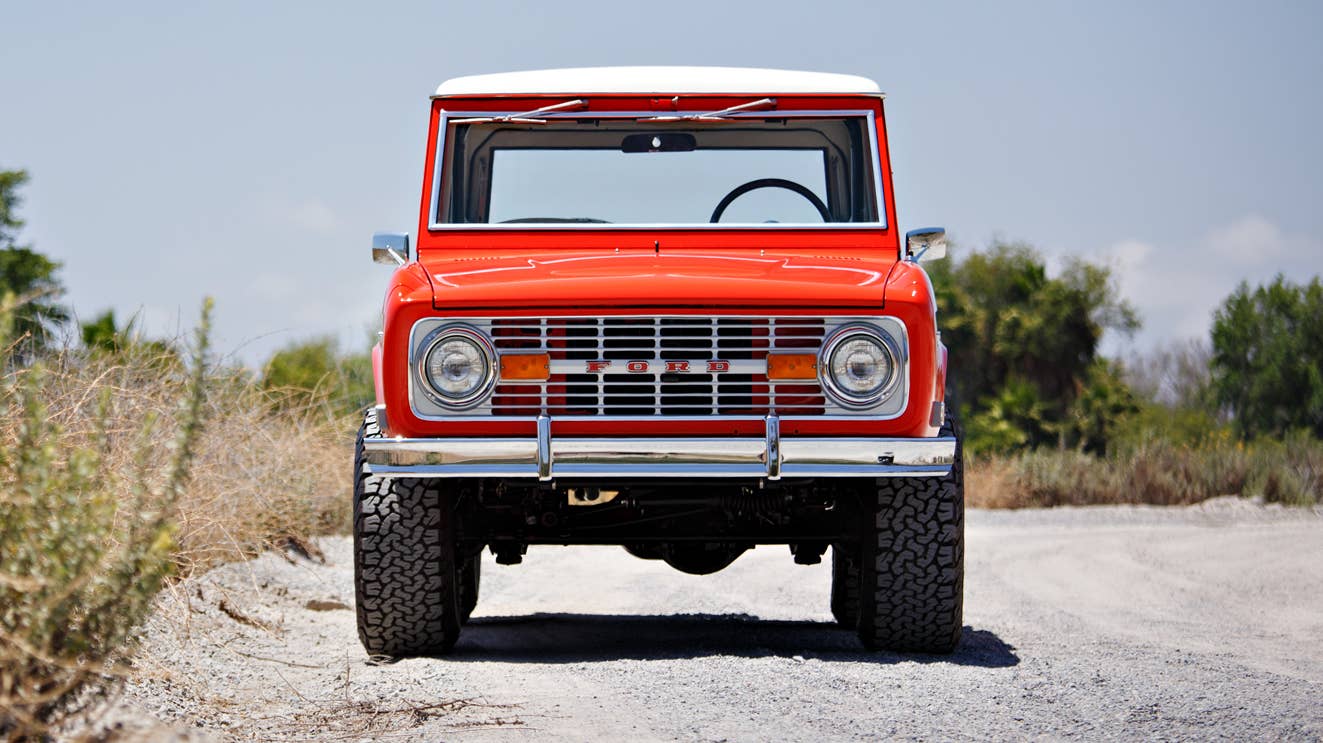 Restored 1969 Ford Bronco test vehicle set for Pebble Beach auction ...