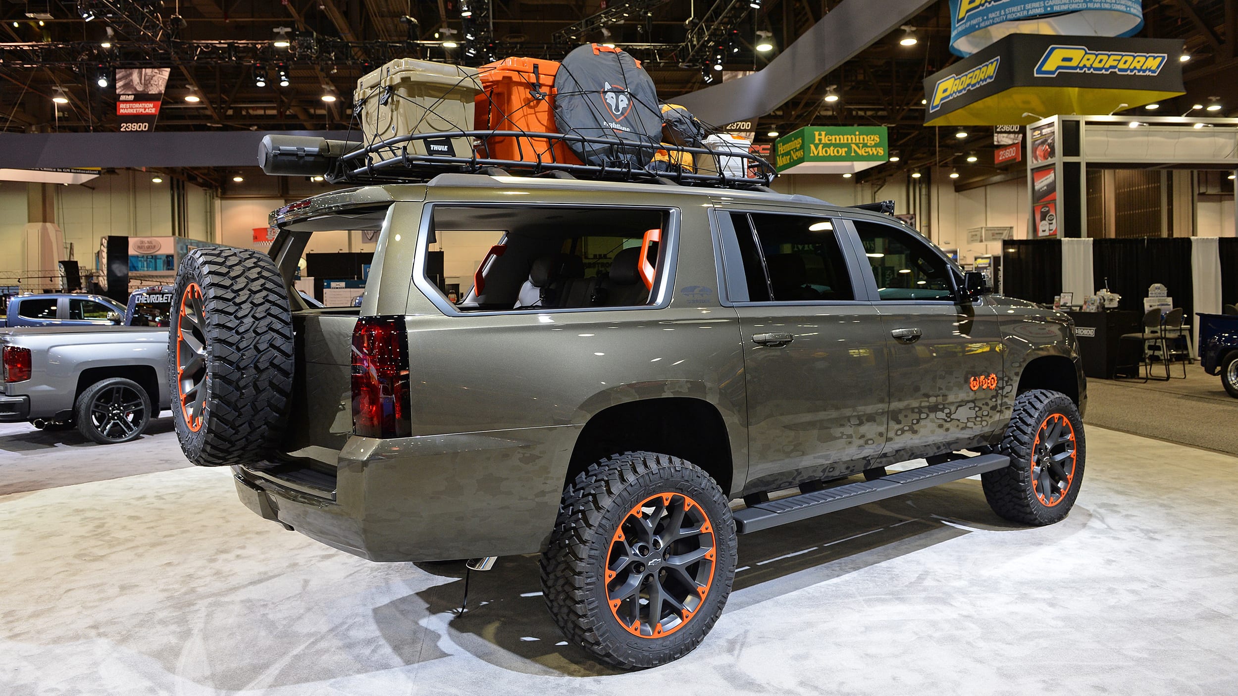Luke Bryan Chevy Suburban is a rolling hunting blind - Autoblog