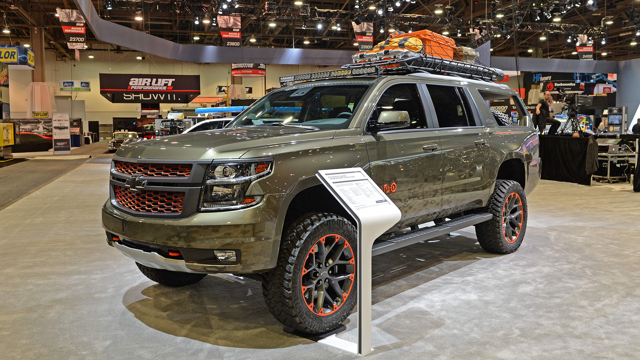 Luke Bryan Chevy Suburban is a rolling hunting blind - Autoblog