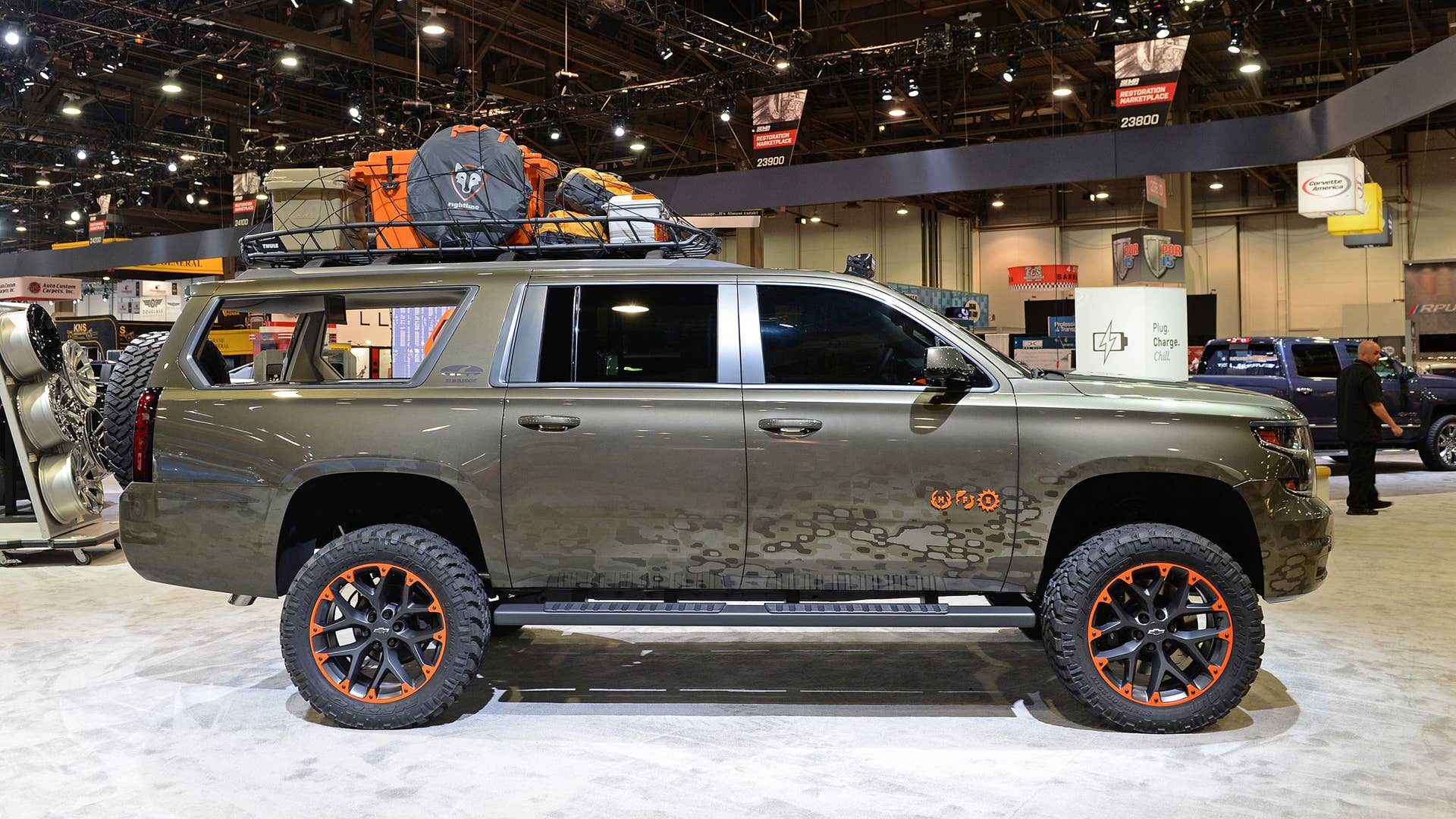 Luke Bryan Chevy Suburban is a rolling hunting blind - Autoblog