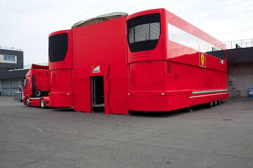 Buy Ferrari's F1 motorhomes and start your own Scuderia [w/videos ...
