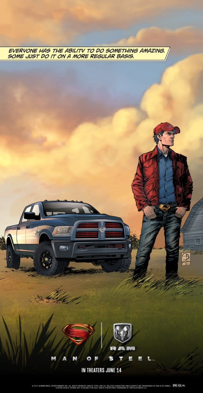 Superman-themed Ram Power Wagon hits the block for charity - Autoblog