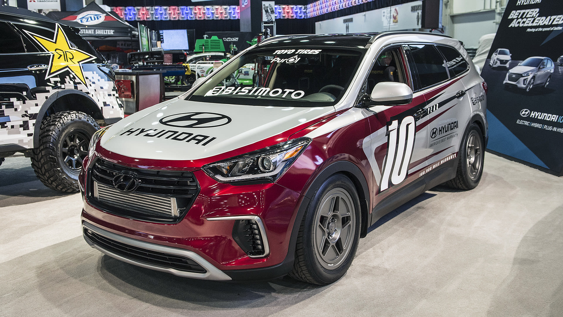 Hyundai's Santa Fe for SEMA has 1,040 hp and rear-wheel drive - Autoblog