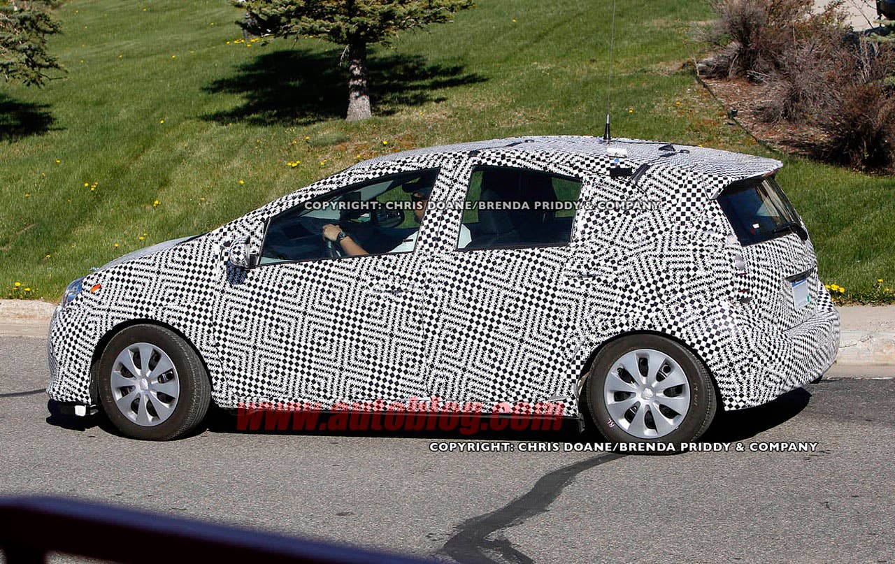 Toyota's baby Prius C spotted for the first time