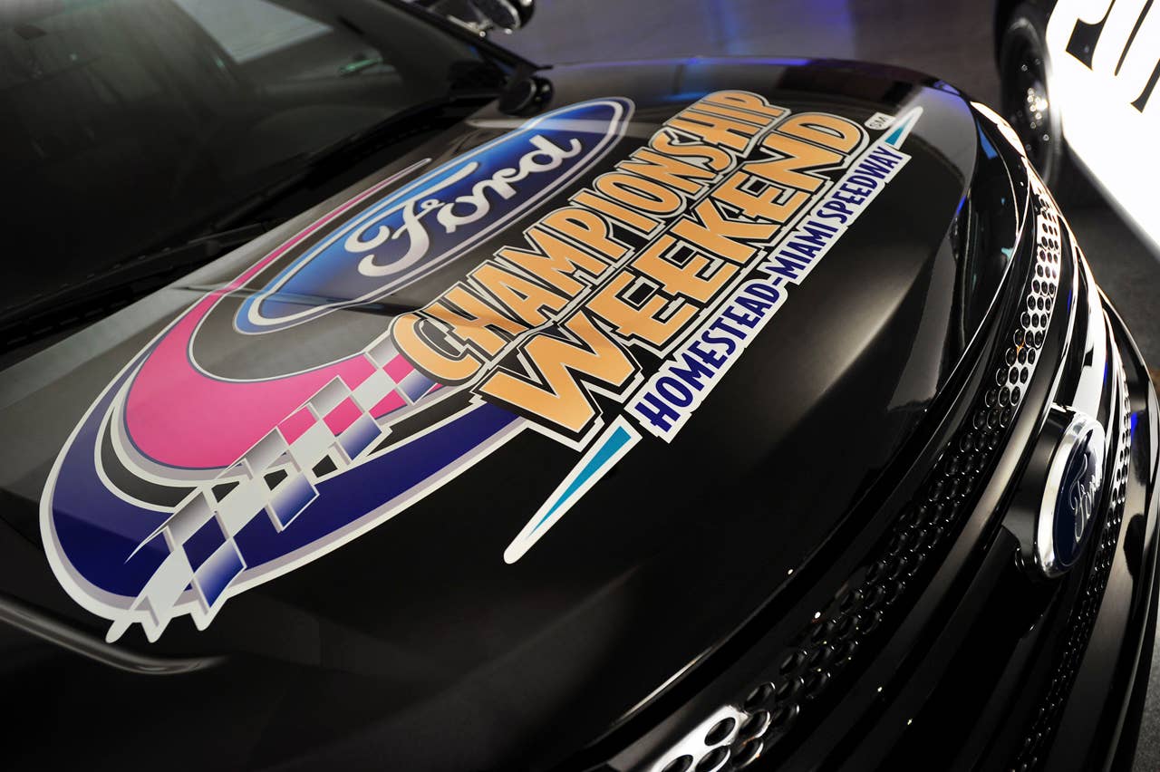 Ford Police Interceptor vehicles pacing NASCAR races in Miami - Autoblog