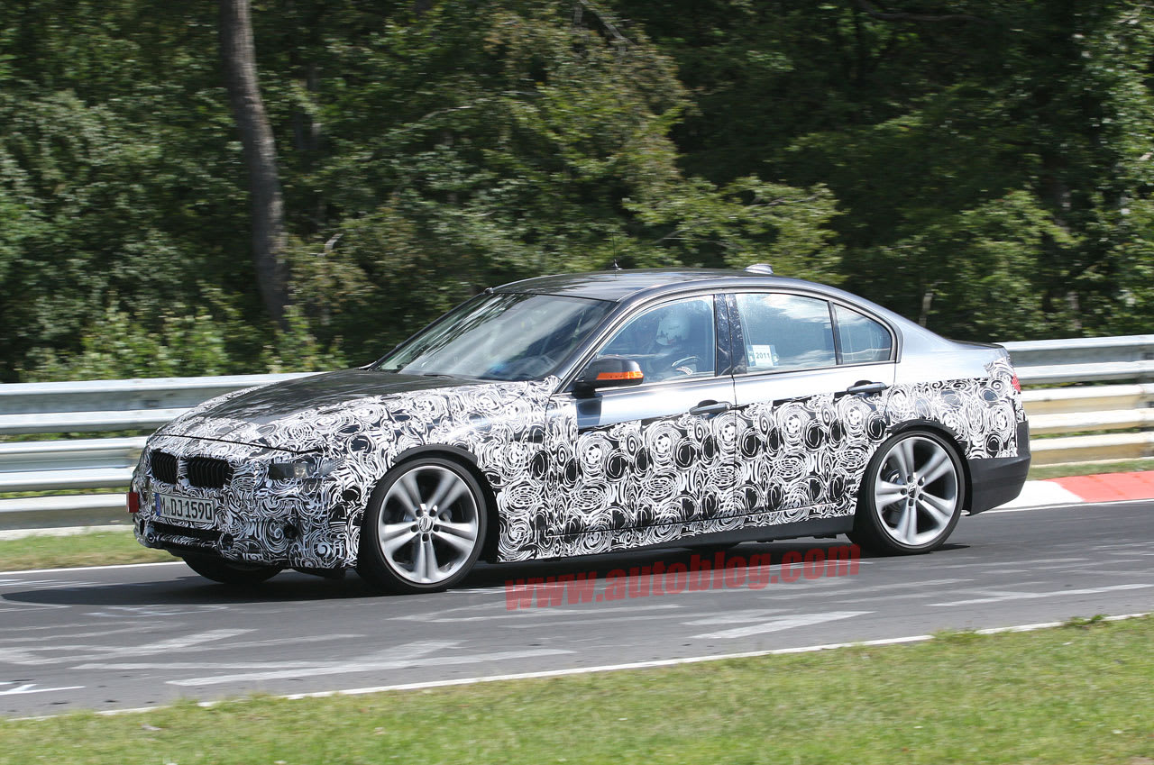 Next-gen BMW 335i works on its craft at the 'Ring