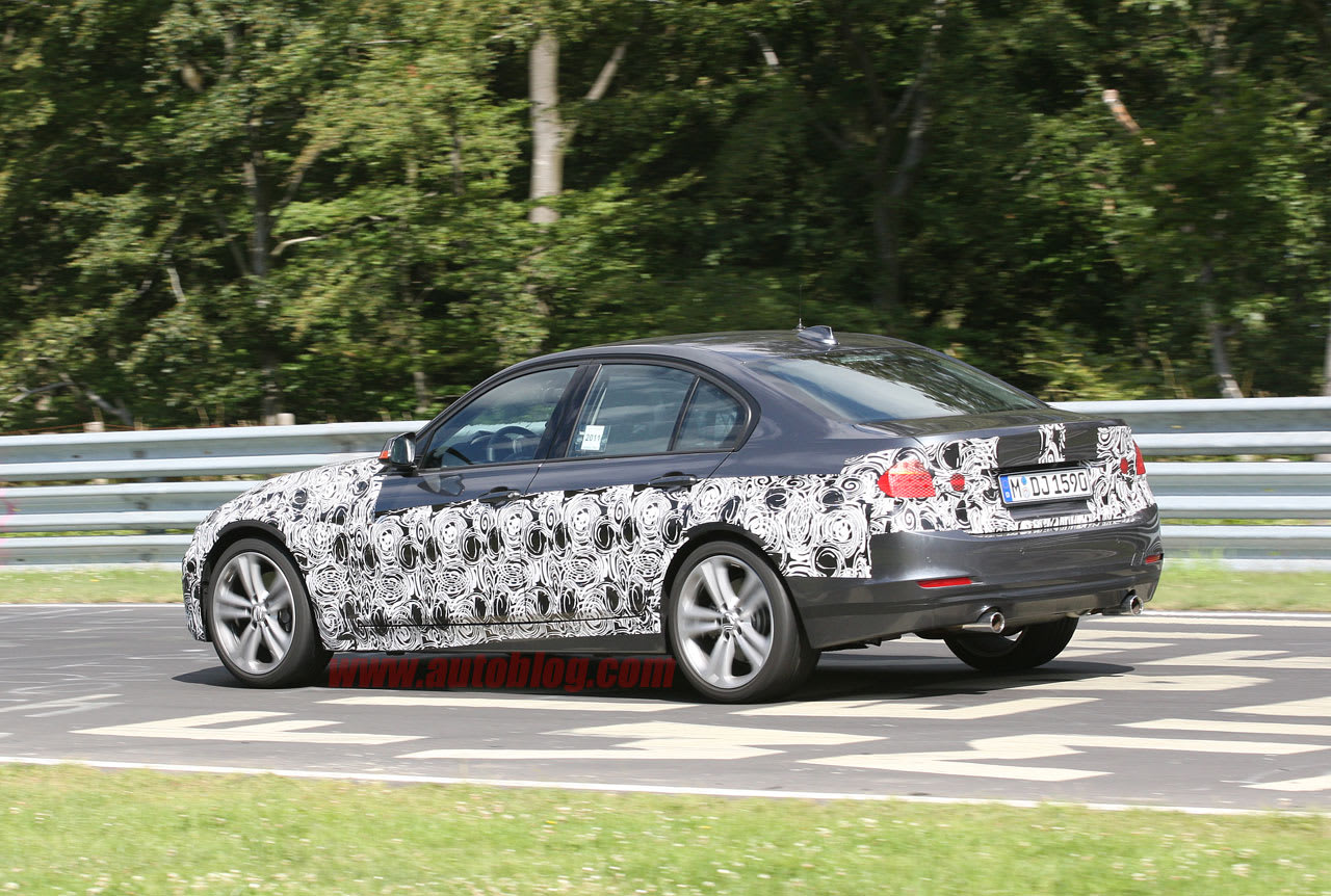 Next-gen BMW 335i works on its craft at the 'Ring