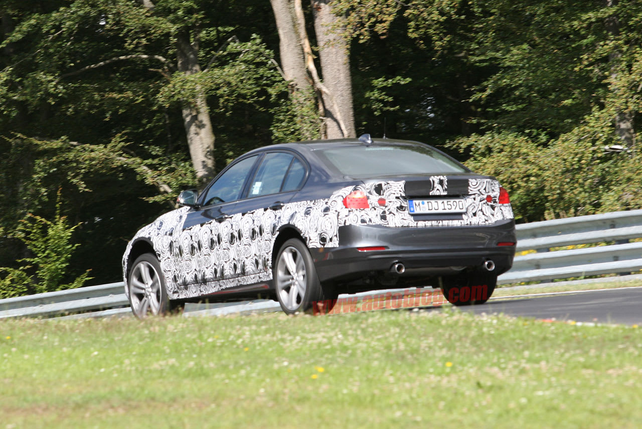 Next-gen BMW 335i works on its craft at the 'Ring