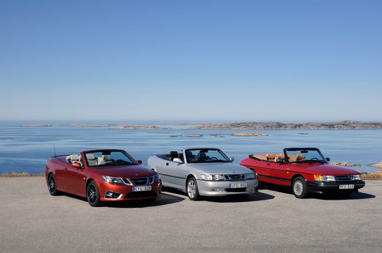 Saab celebrates 25 years of topless motoring - Autoblog