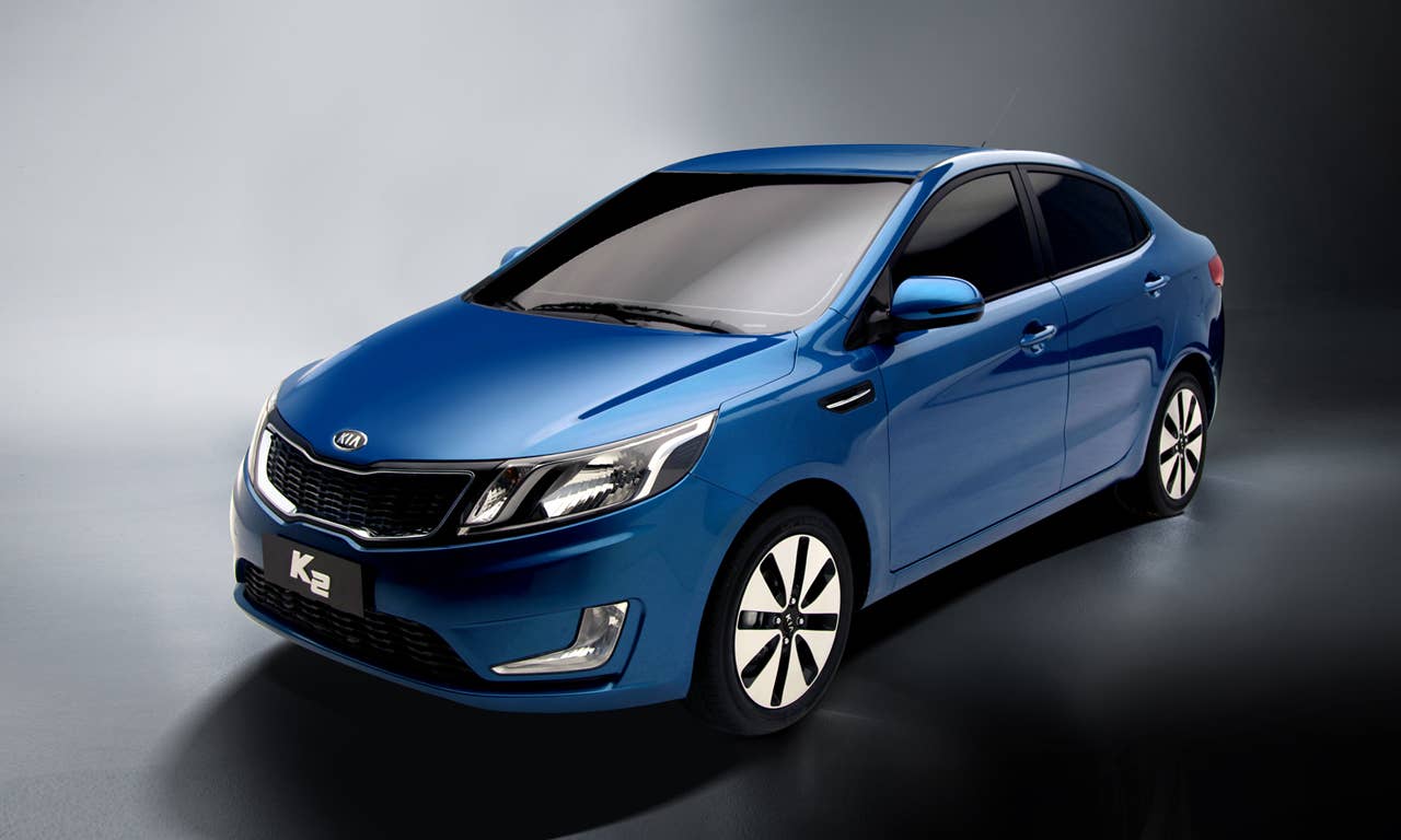 Kia unveils K2 sedan in Shanghai - Autoblog
