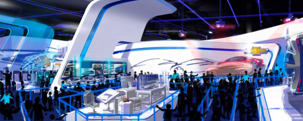 GM and Walt Disney redesign Epcot Center's Test Track attraction - Autoblog