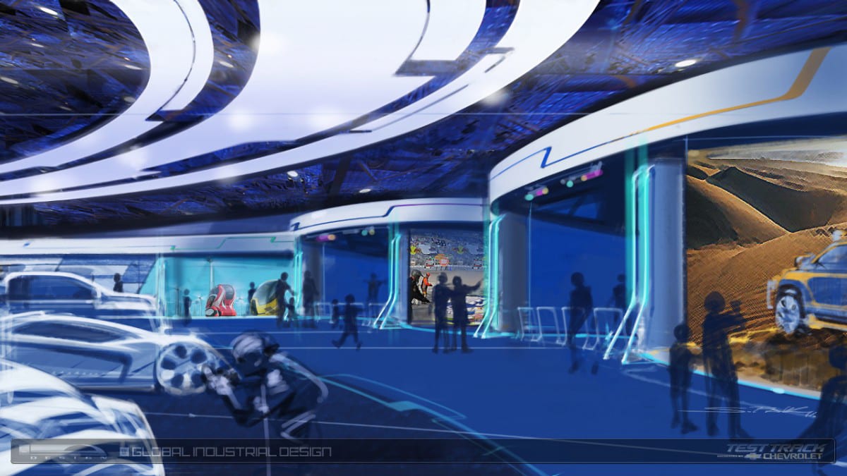 GM and Walt Disney redesign Epcot Center's Test Track attraction - Autoblog