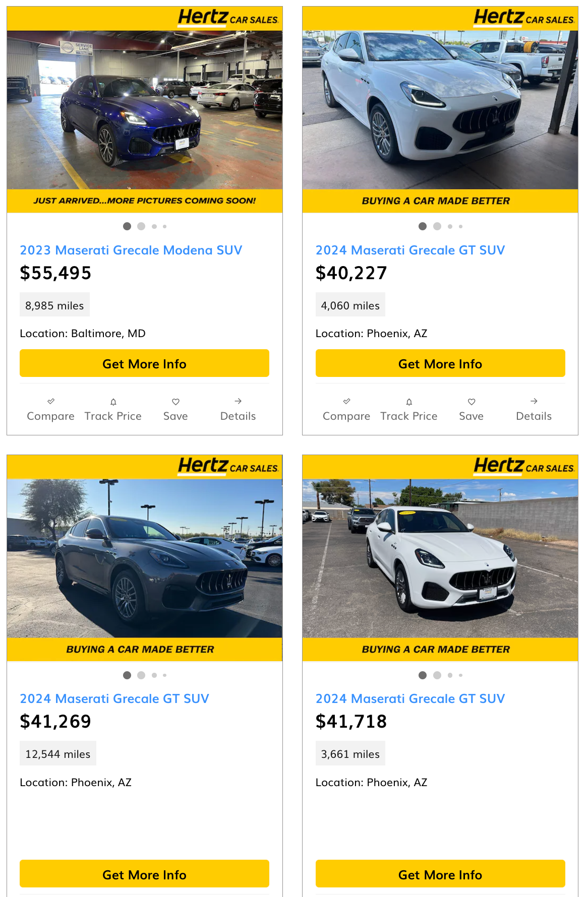 Hertz unloads Maserati rentals in luxury fire sale - Autoblog