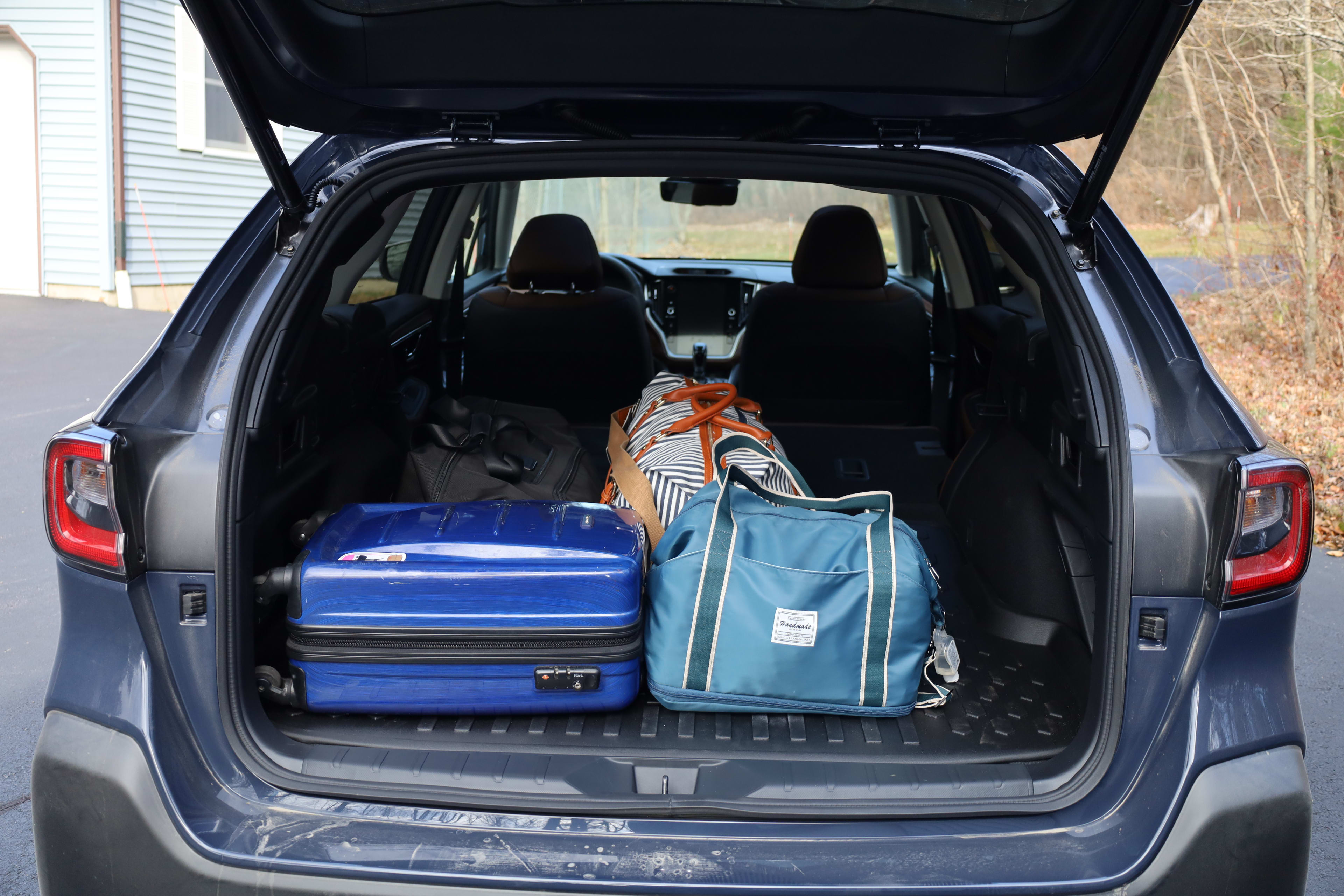 The 2025 Subaru Outback Touring XT's cargo space swamps the competition ...