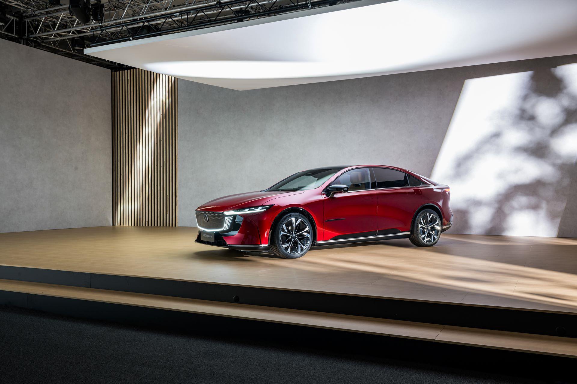 Mazda reveals the gorgeous 6e all-electric sedan - Autoblog