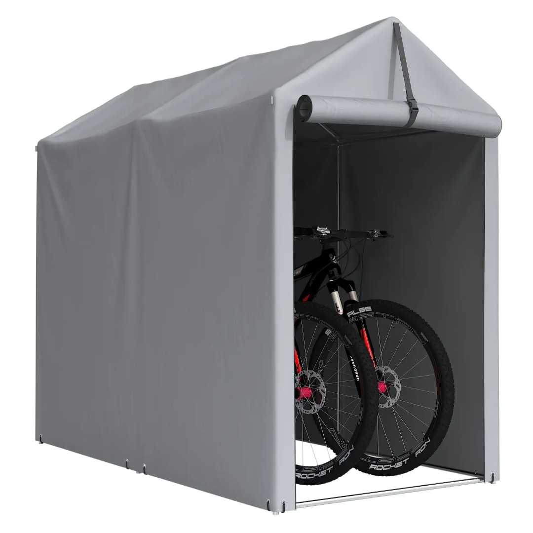 Shop the $130 Homall Outdoor Canopy Storage Shed for $75 - Autoblog