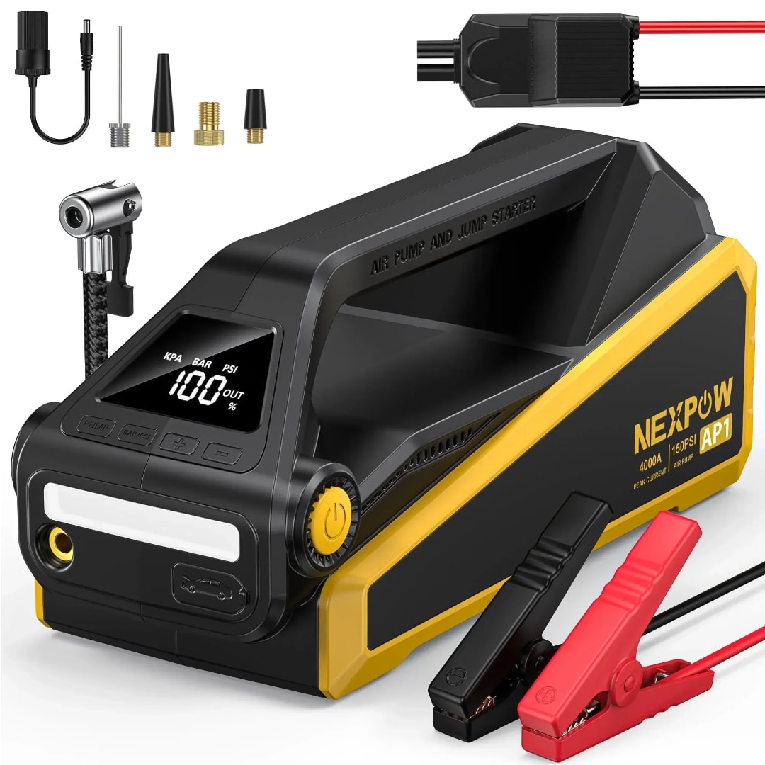 Walmart’s Nexpow 4000A Jump Starter Combo Is 63% Off - Autoblog