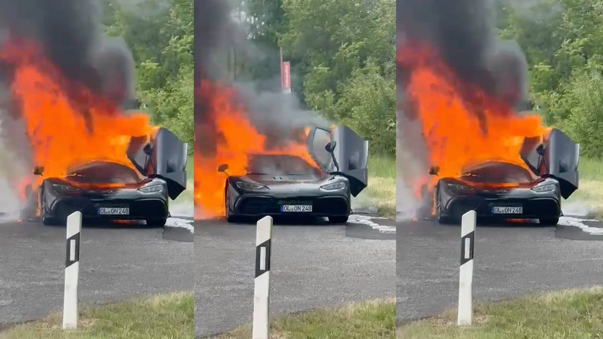 Mercedes-AMG One Catches Fire Again, Raises Safety Questions - Autoblog