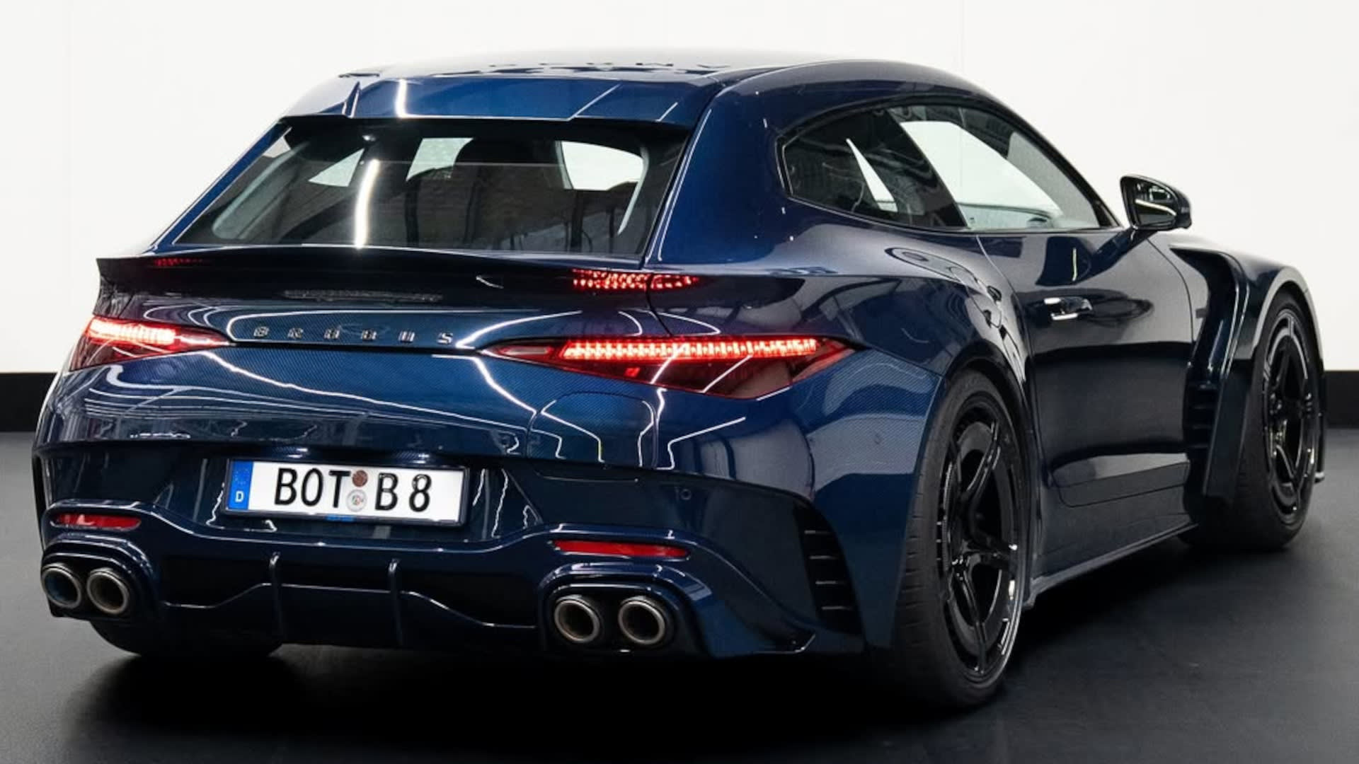Brabus Rocket GTS Deep Blue Is A Carbon Fiber Clownshoe With A Thousand ...