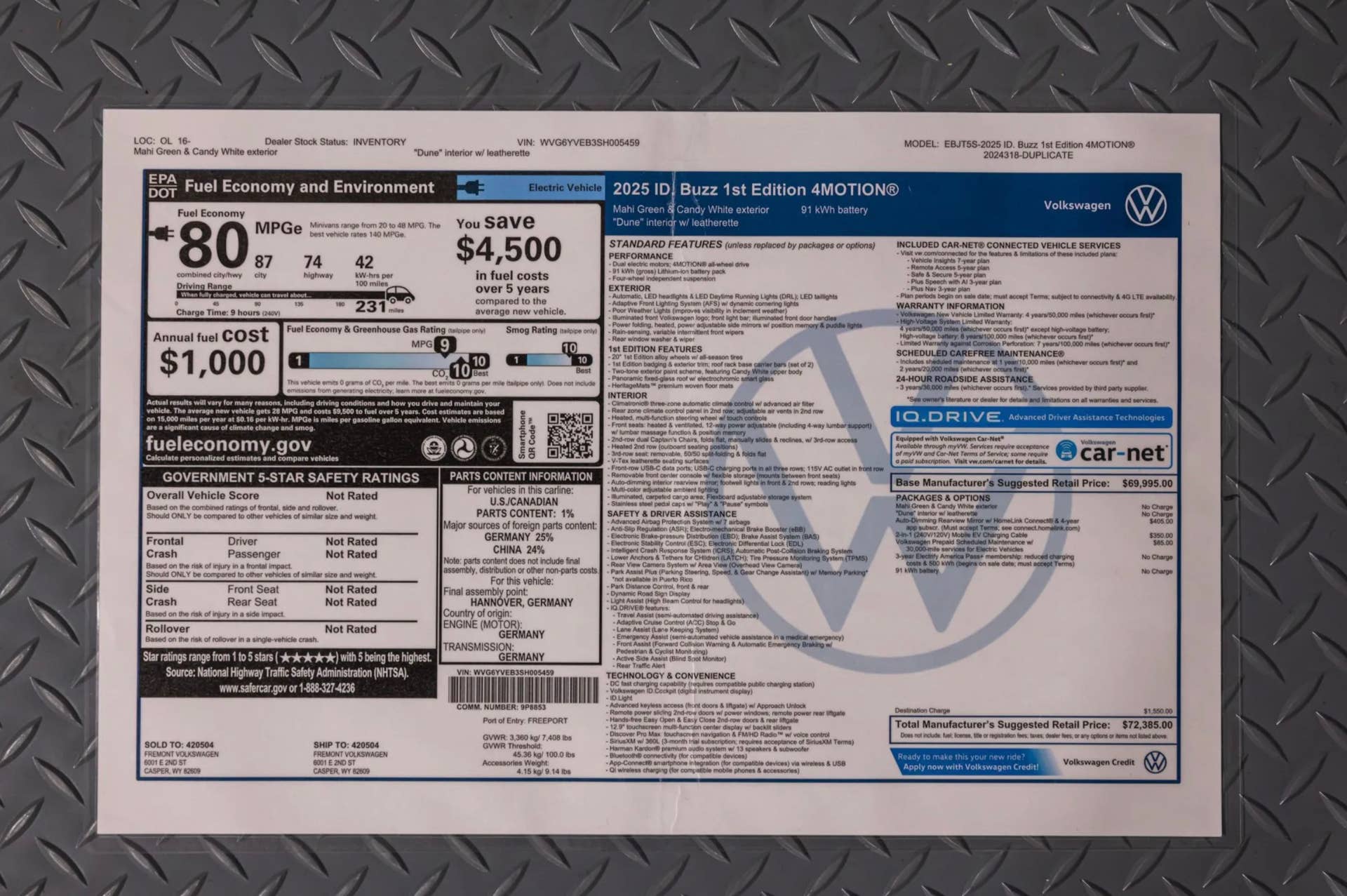 398-Mile VW ID.Buzz 1st Edition Sold At Huge Loss - Autoblog