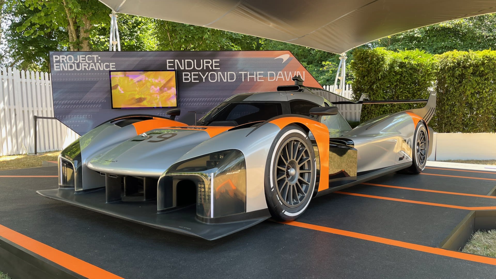 McLaren shows off Le Mans Hypercar in retro livery - Autoblog