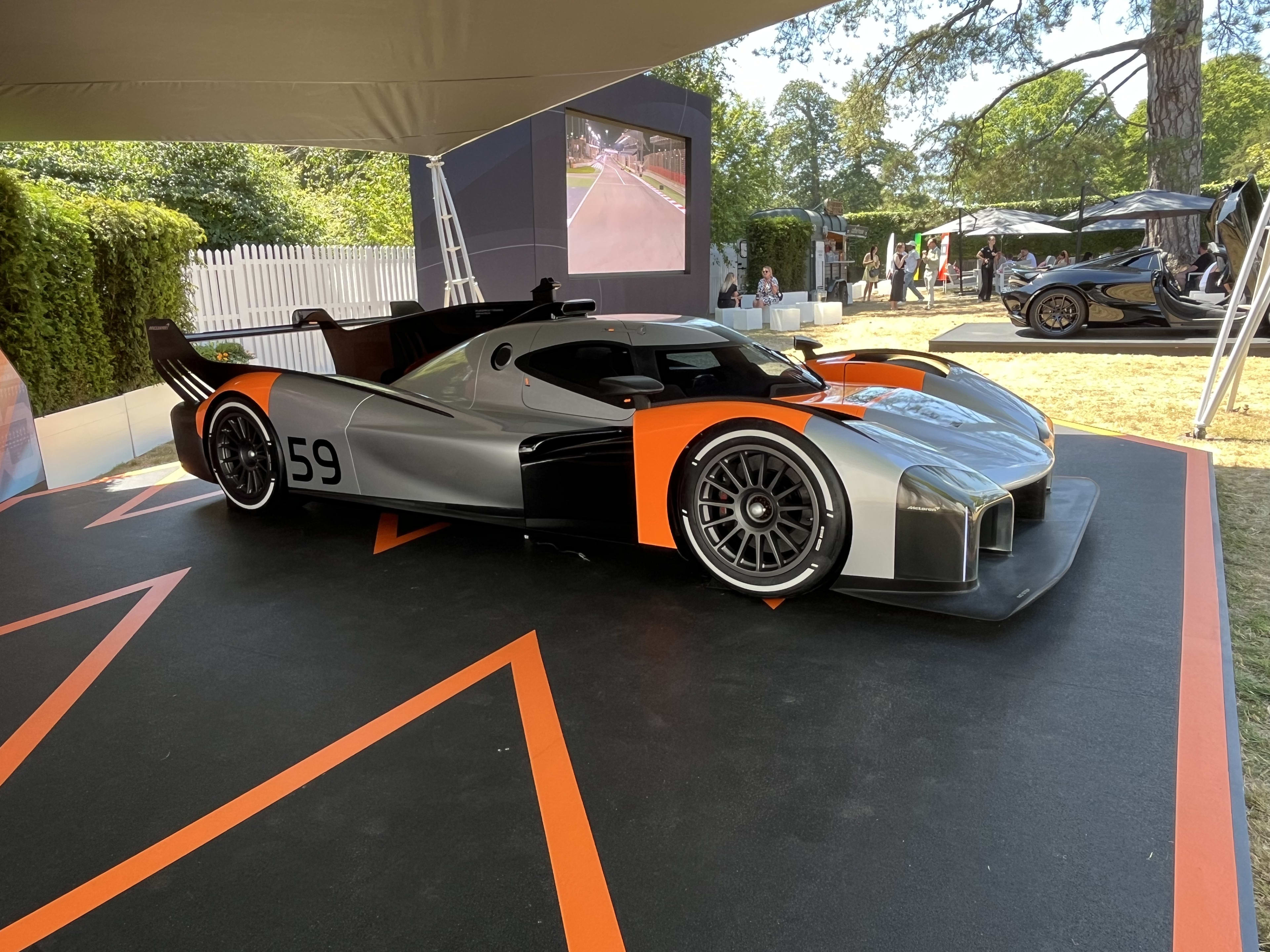 McLaren shows off Le Mans Hypercar in retro livery - Autoblog