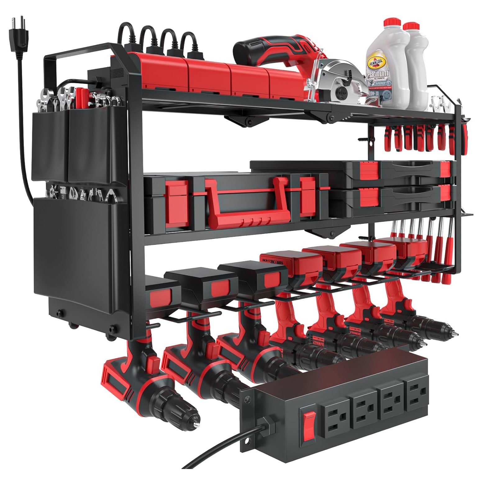 The Bcjj Power Tool Organizer Wall Mount Is 50% Off - Autoblog