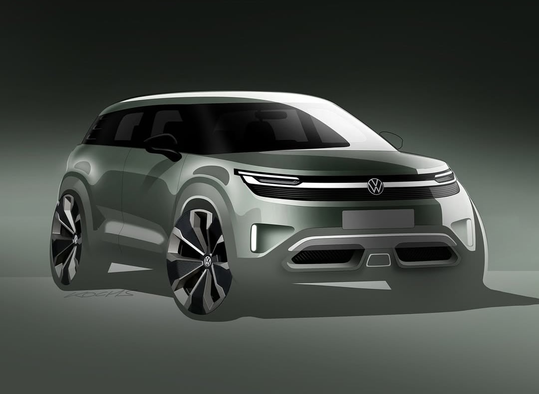 ID.2 SUV Sketch Reveals Volkswagen’s New Entry EV Crossover - Autoblog