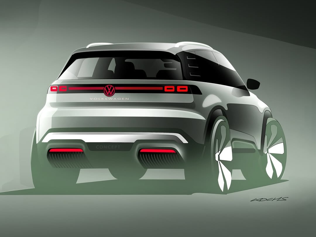 ID.2 SUV Sketch Reveals Volkswagen’s New Entry EV Crossover - Autoblog