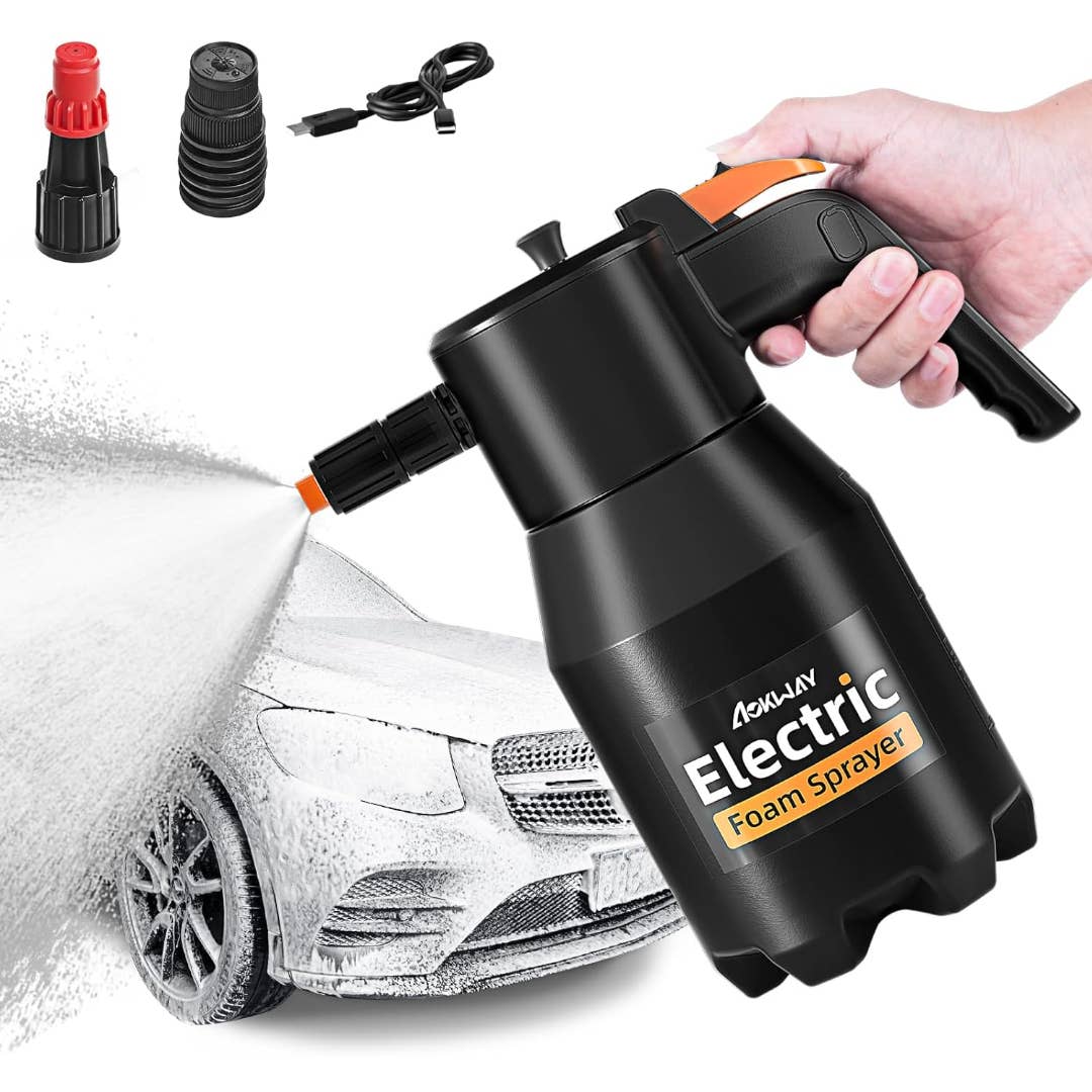 The Aokway Cordless Spray Foam Car Wash Kit Is 61% Off - Autoblog