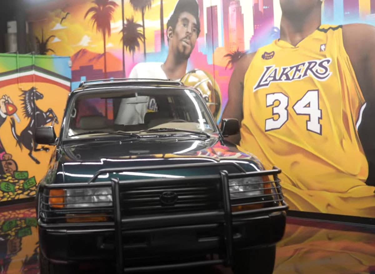 Shaq Restores Kobe Bryant’s First Car: A 1996 Toyota Land Cruiser ...