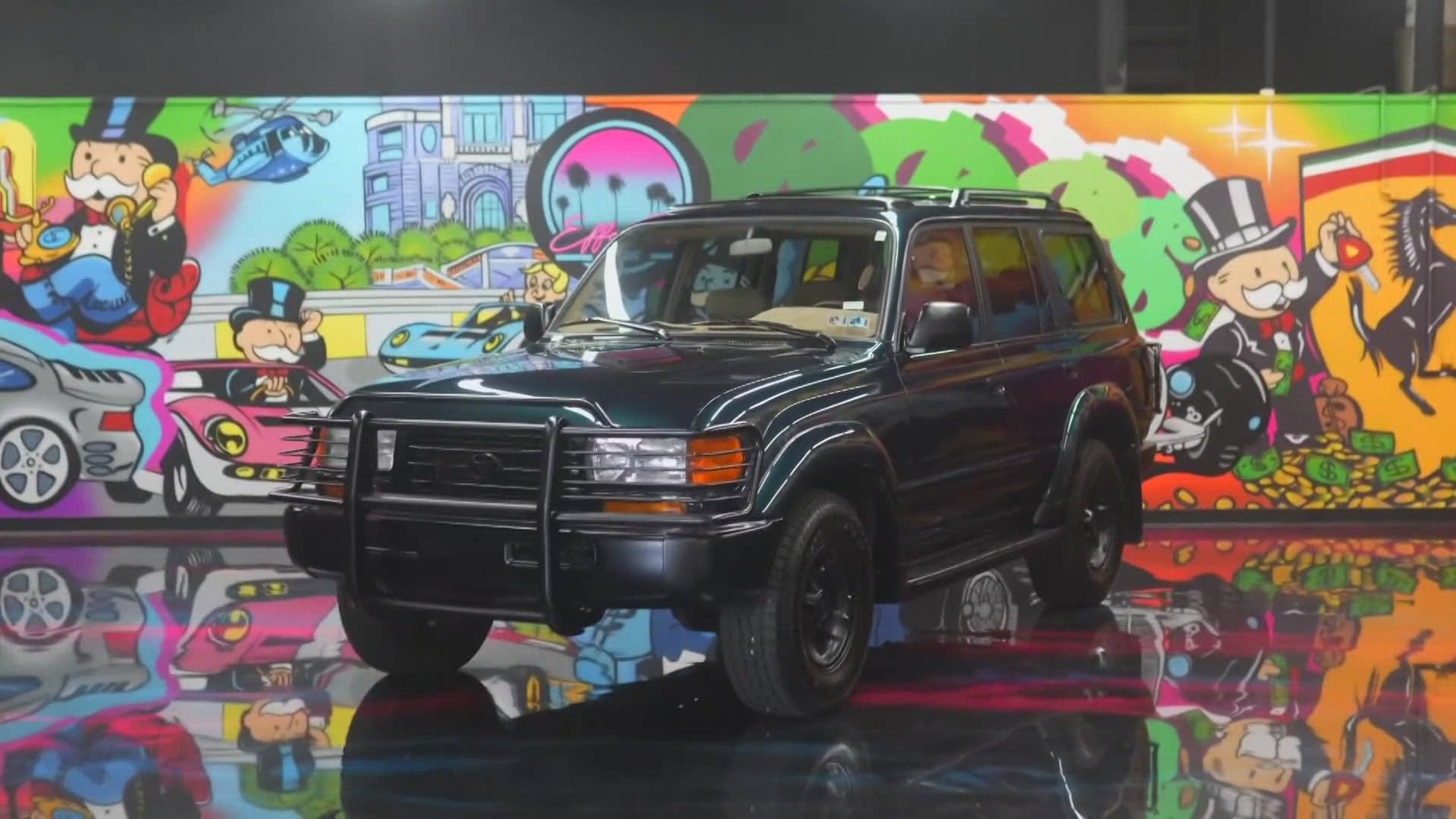 Shaq Restores Kobe Bryant’s First Car: A 1996 Toyota Land Cruiser ...
