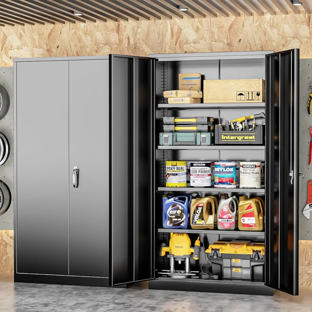 The WFX Utility Metal Garage Storage Cabinet Is 30% Off - Autoblog