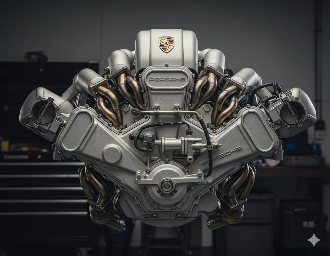 Porsche Working on Radical New W18 Engine With Three Banks of Cylinders ...