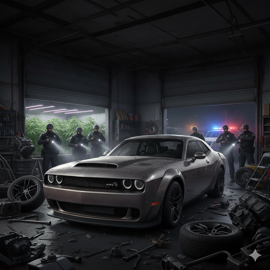 How a Stolen Dodge Hellcat Redeye Took Down an Alabama Chop Shop - Autoblog