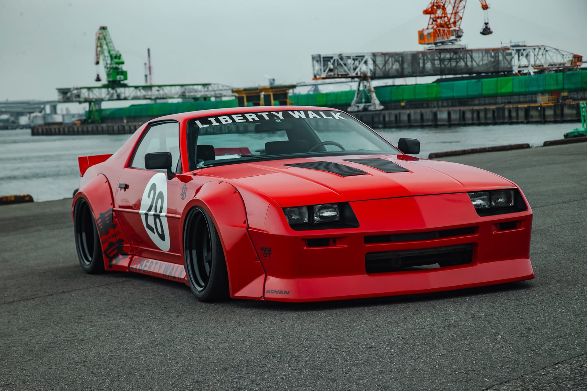 Liberty Walk Revives the Camaro IROC-Z With a Wild Widebody Kit - Autoblog