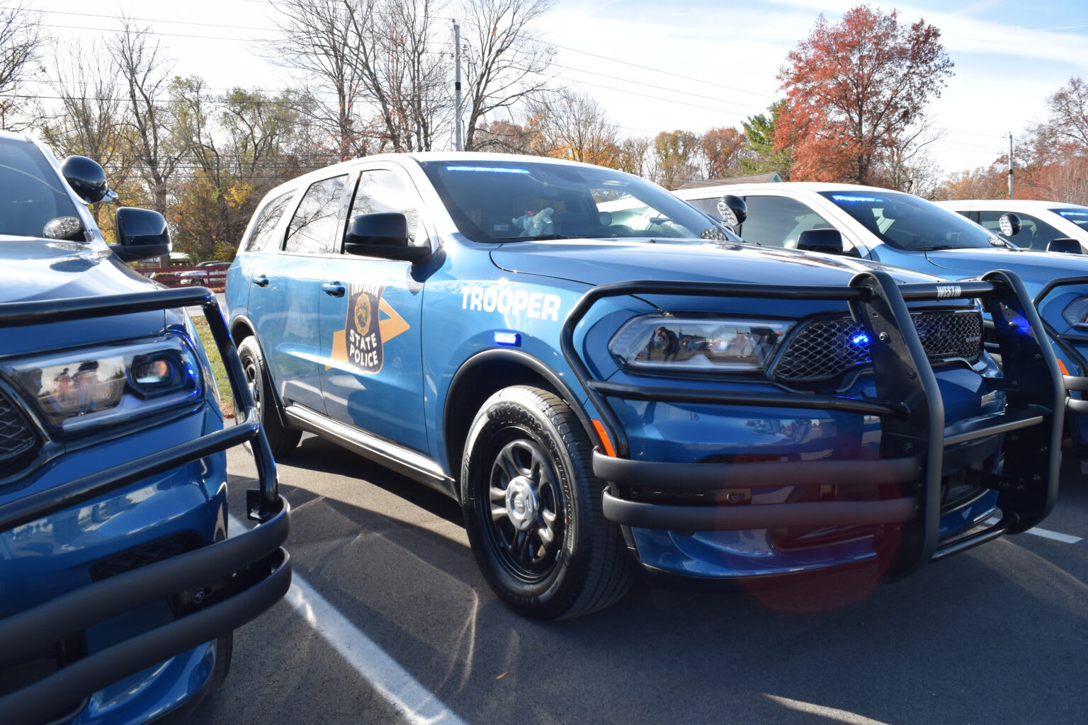 ndiana State Police Revive 1965 Livery on Dodge Durangos and Ford ...