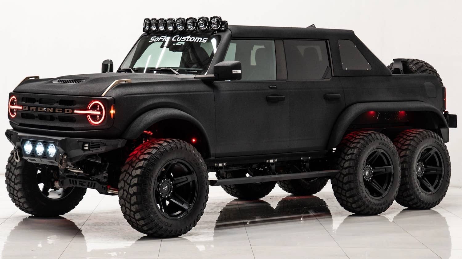 This Ford Bronco 6x6 Pickup Is the Wildest Custom Build You Can ...