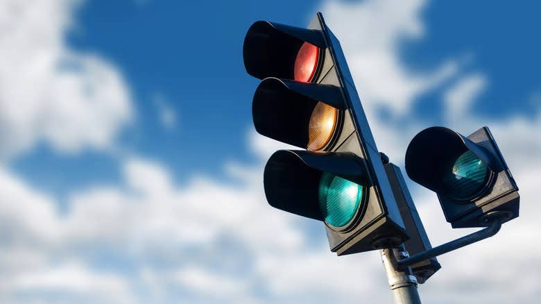Noticed Blue Lights Above Traffic Signals? There’s a Reason - Autoblog