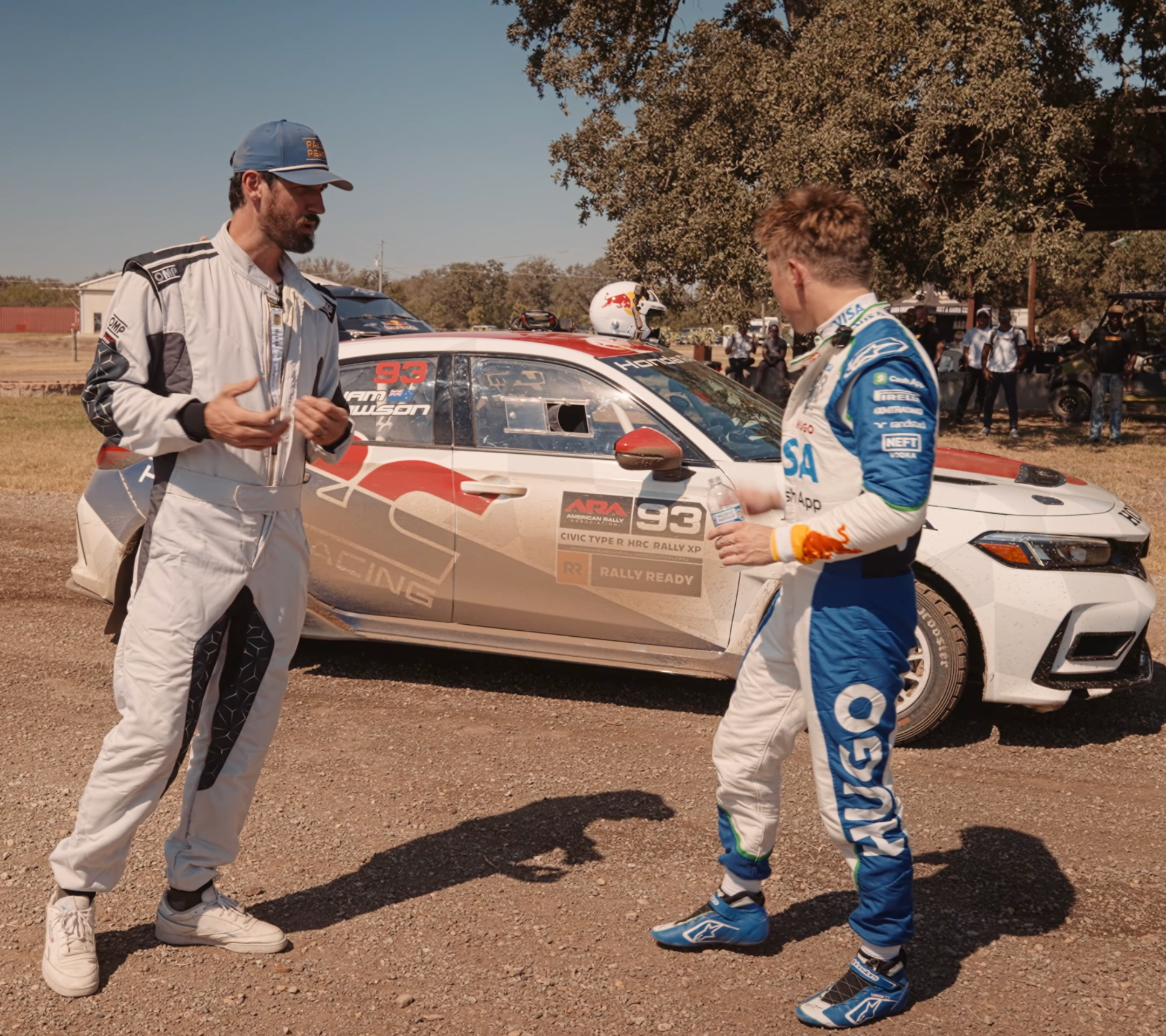 Watch an F1 Driver Learn to Slide on Dirt in a Honda Civic Type R Rally ...