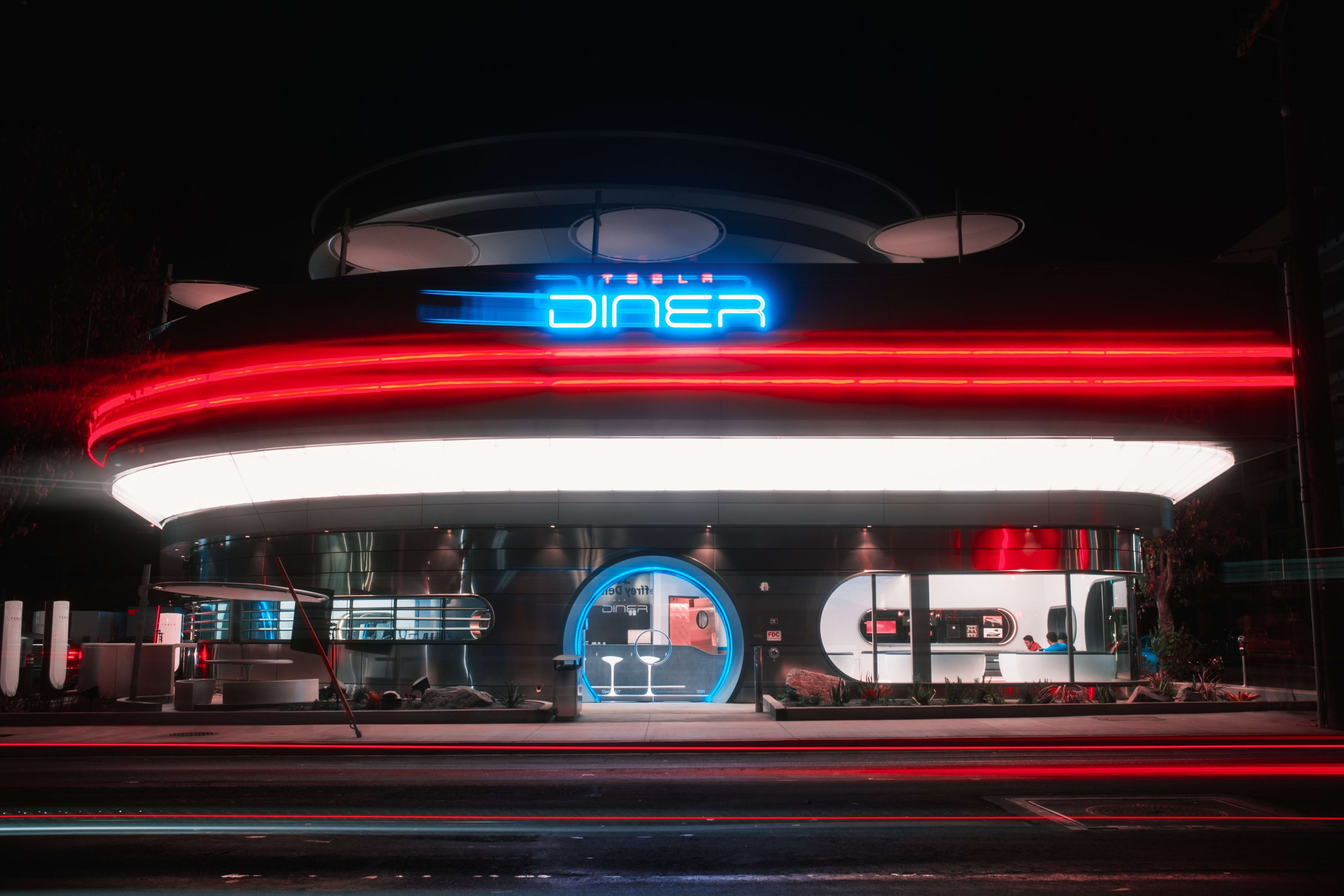 Tesla’s Diner Went From Viral Sensation to Empty Pit Stop in Six Months ...