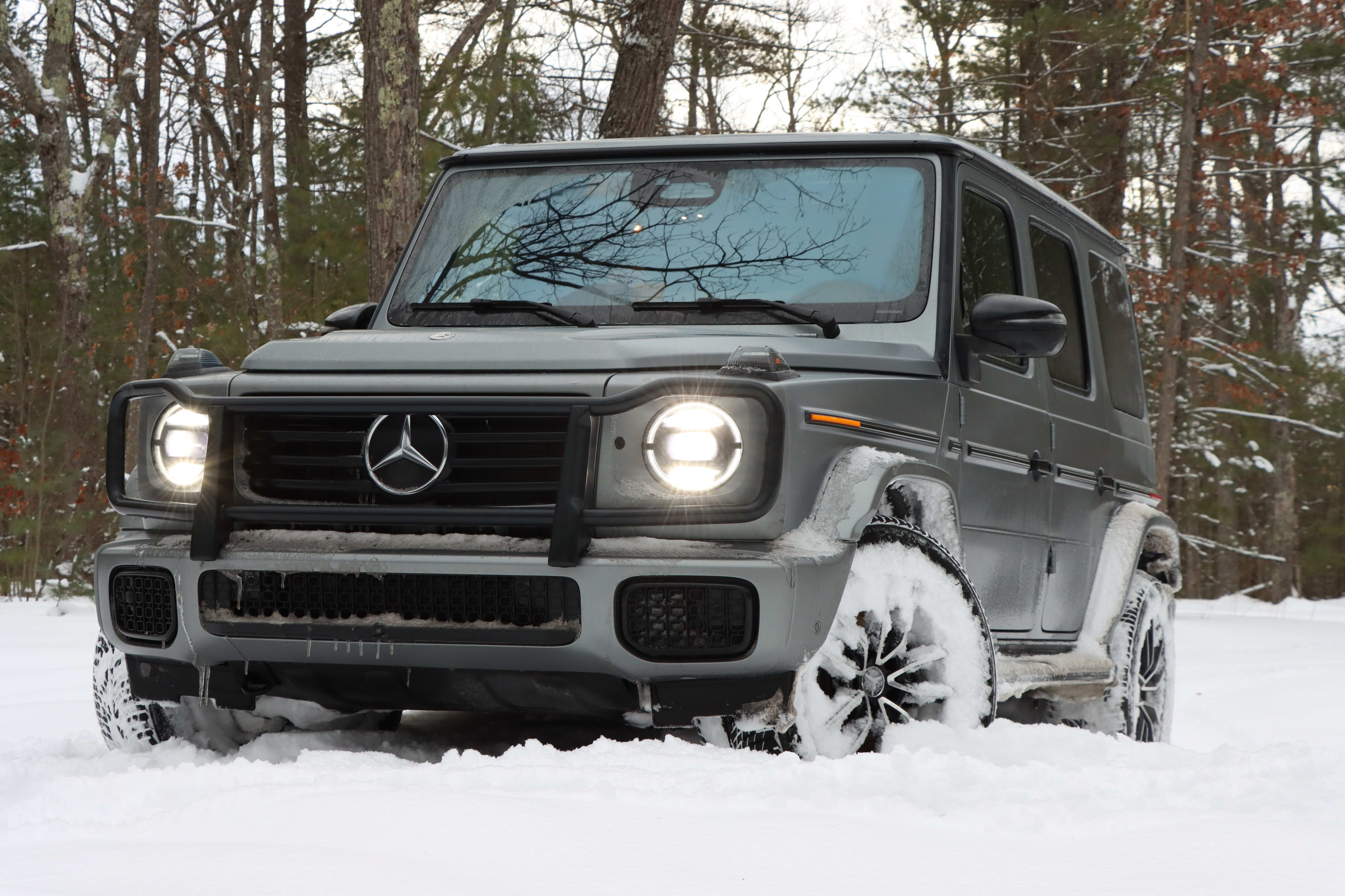 I Drove the 2025 Mercedes-Benz G550 in Snowy Traverse City. This is My ...