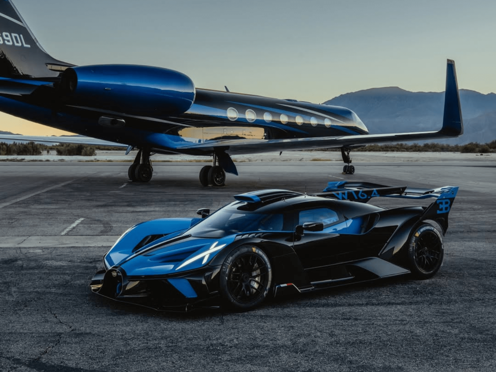 This Bugatti Bolide Owner Matched His Hypercar to His Private Jet ...