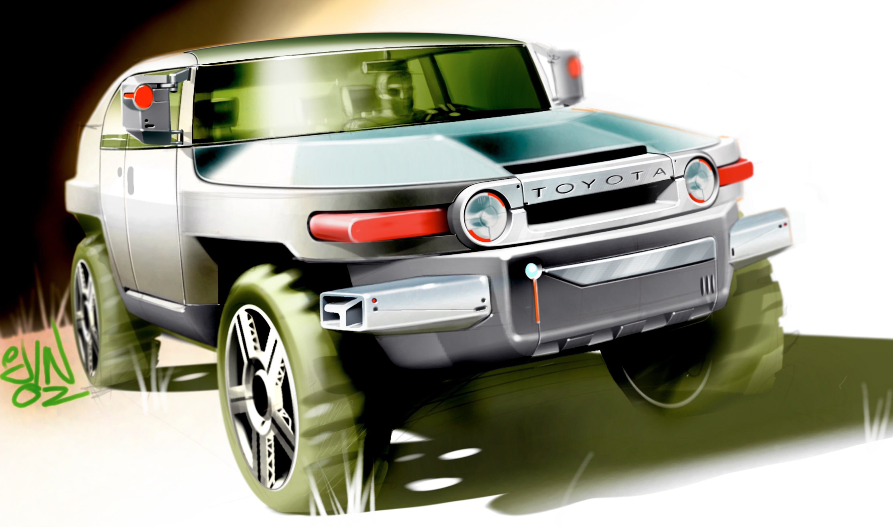 The Toyota FJ Cruiser Was Designed by a 24-Year-Old Fresh Graduate ...
